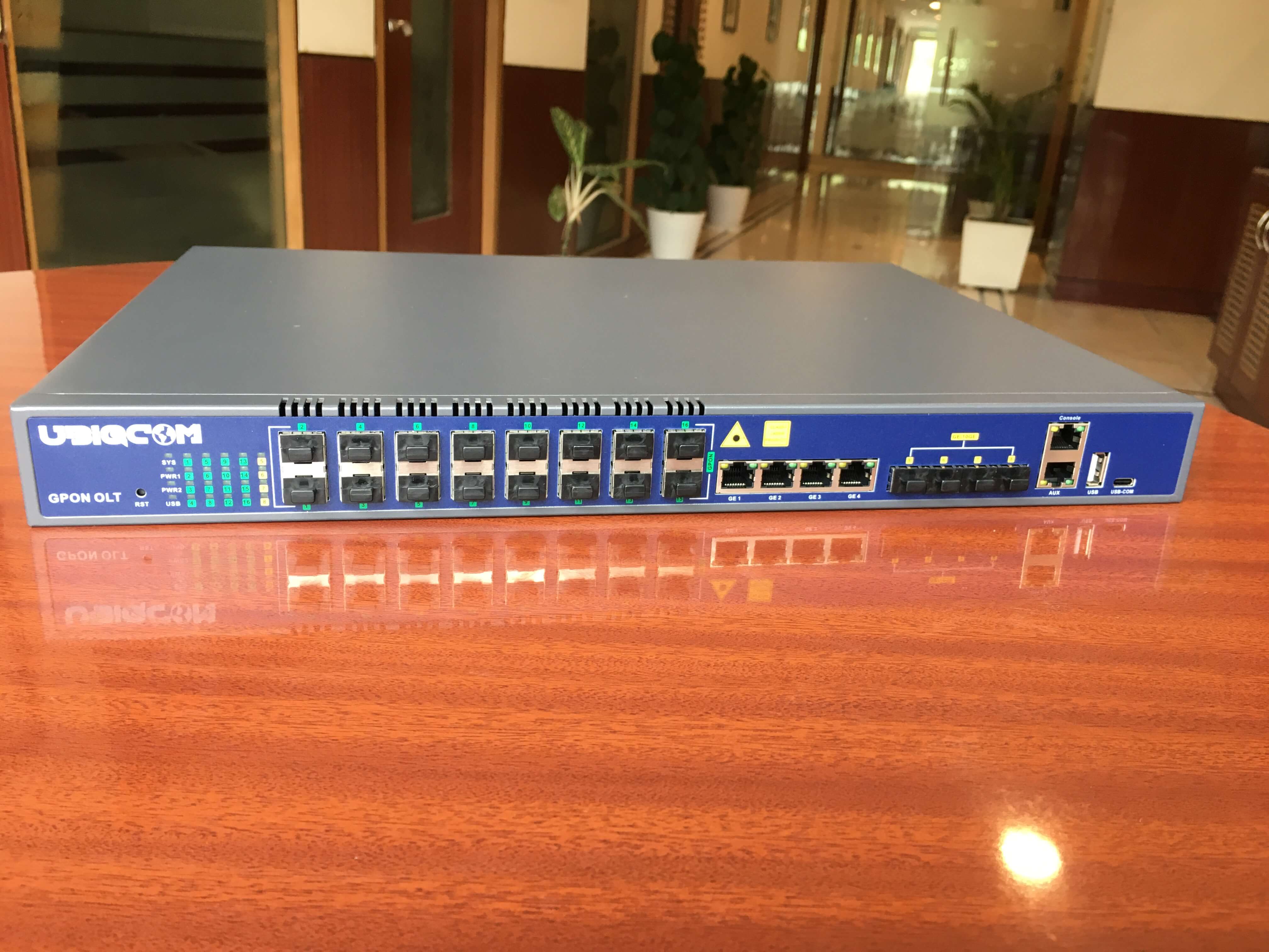 GPON OLT 16 Port UB5016 GL UBIQCOM